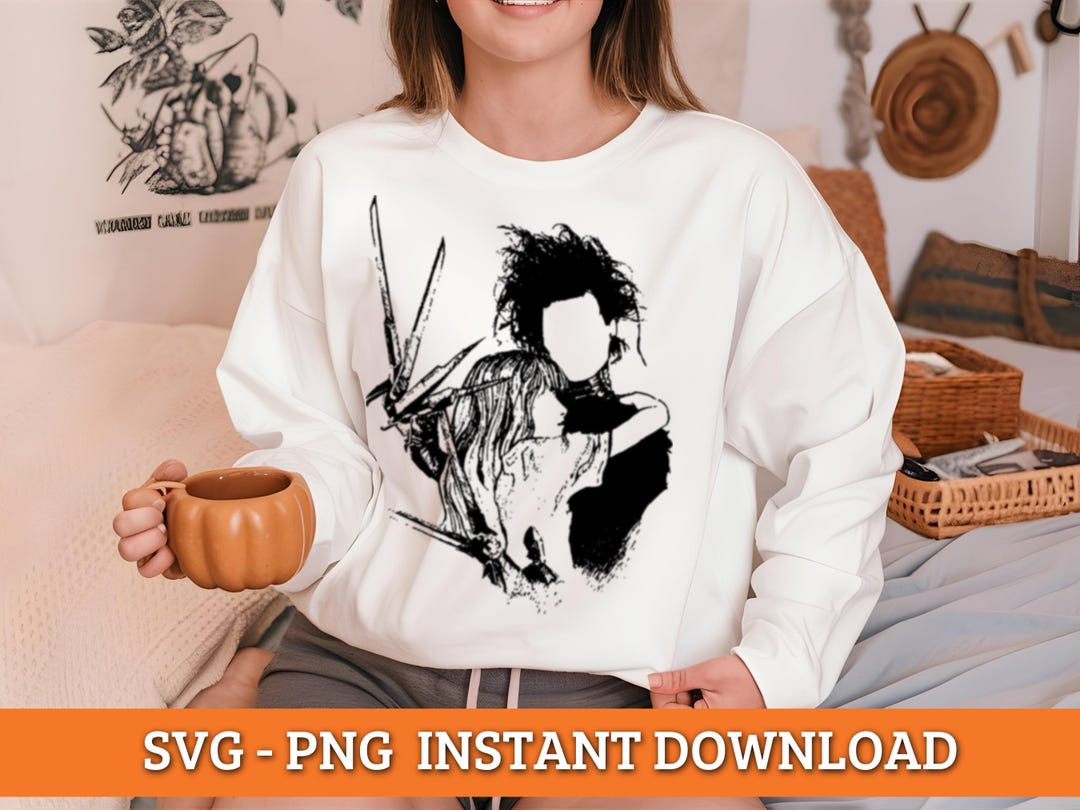 Edward Scissorhands PNG & SVG Bundle | Spooky Halloween Digital ...