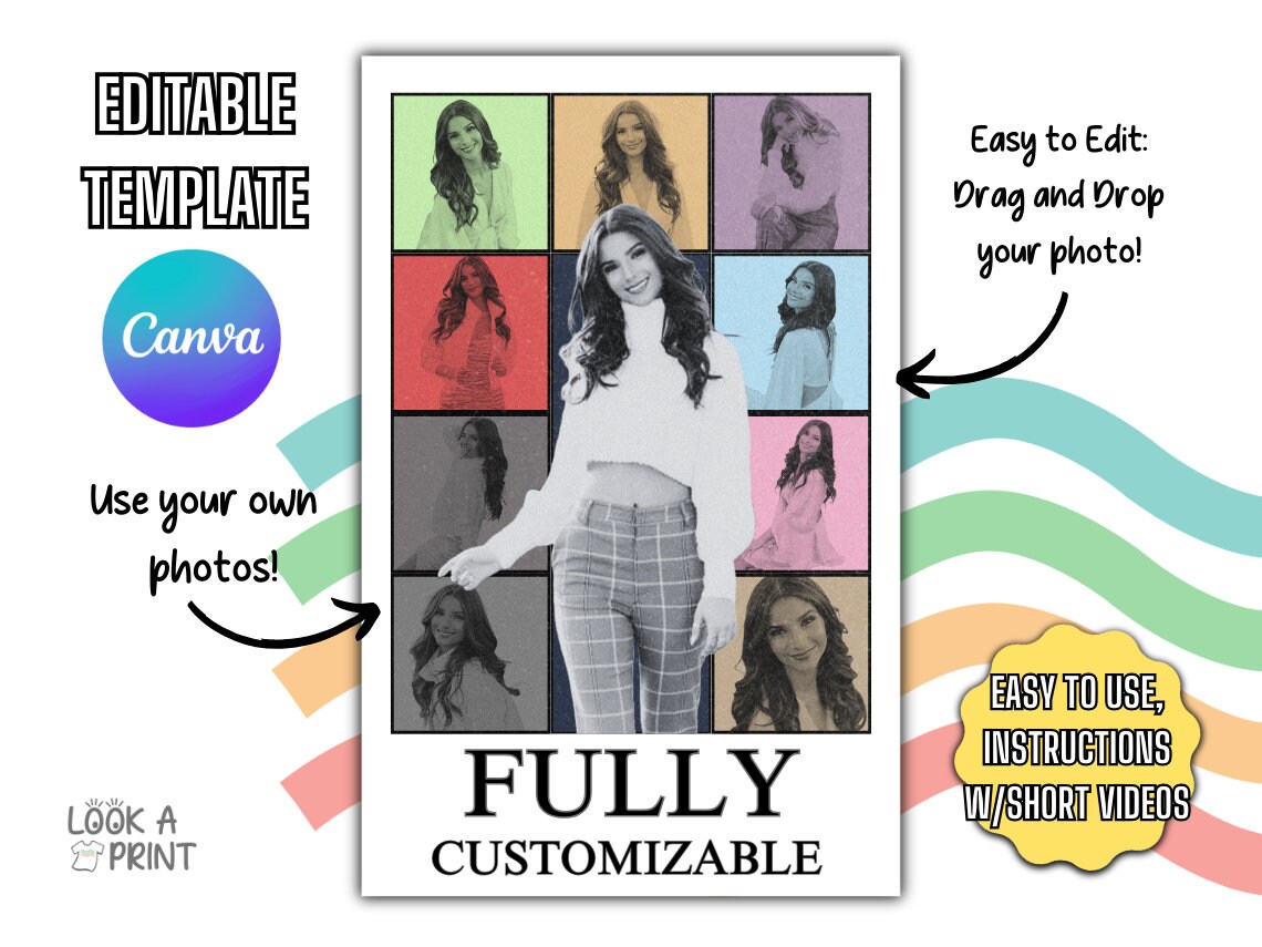 Eras Poster Template, Editable Concert Poster, Eras Themed Birthday ...