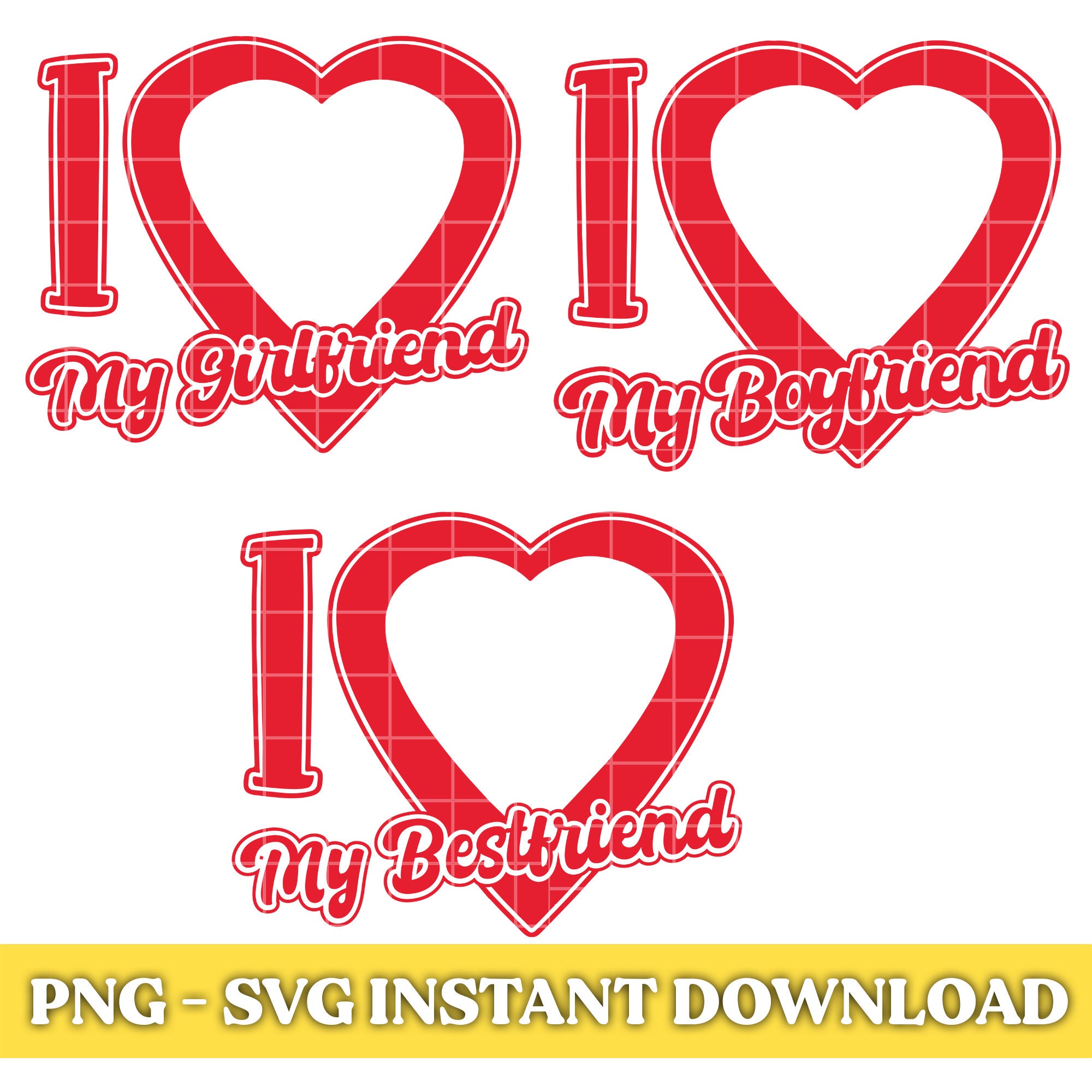 I Love My Girlfriend Customizable Photo Png, I Love My Boyfriend Png ...