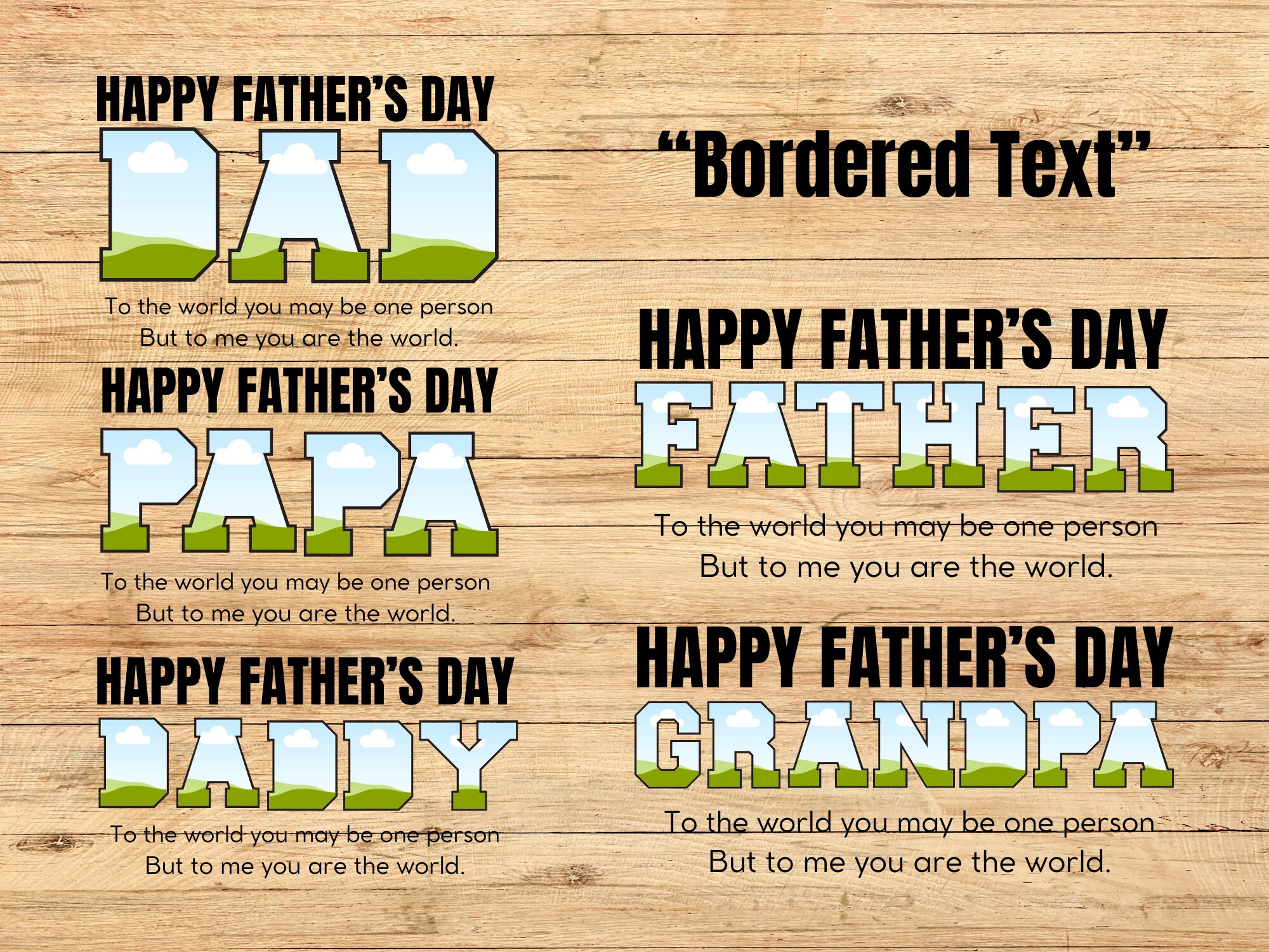 Dad Editable Canva Frame Template, Picture Frame Fathers Day, Daddy ...