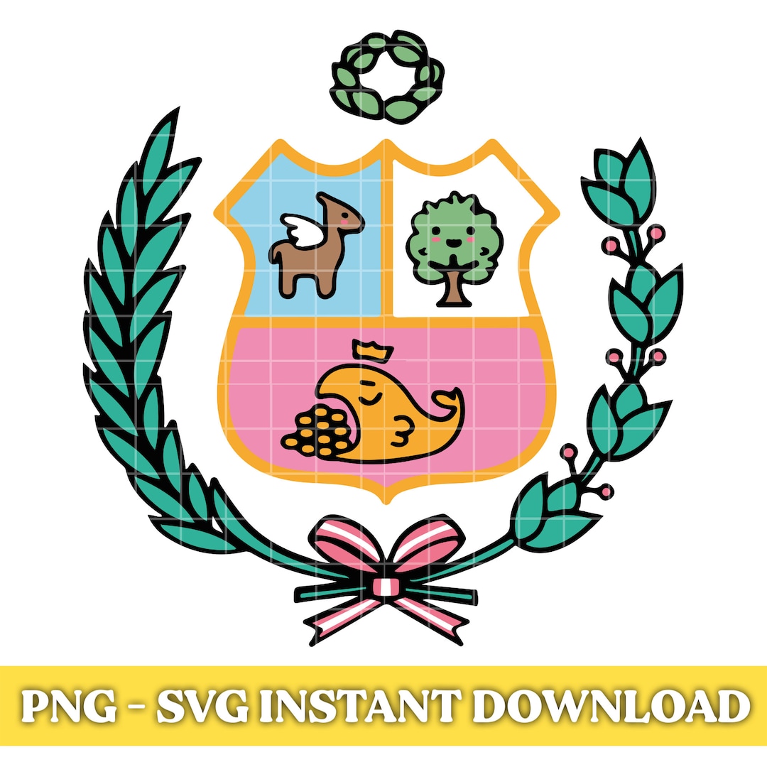 Kawaii Peru Shield Png, Peruvian Shield Png, National Shield of Peru ...