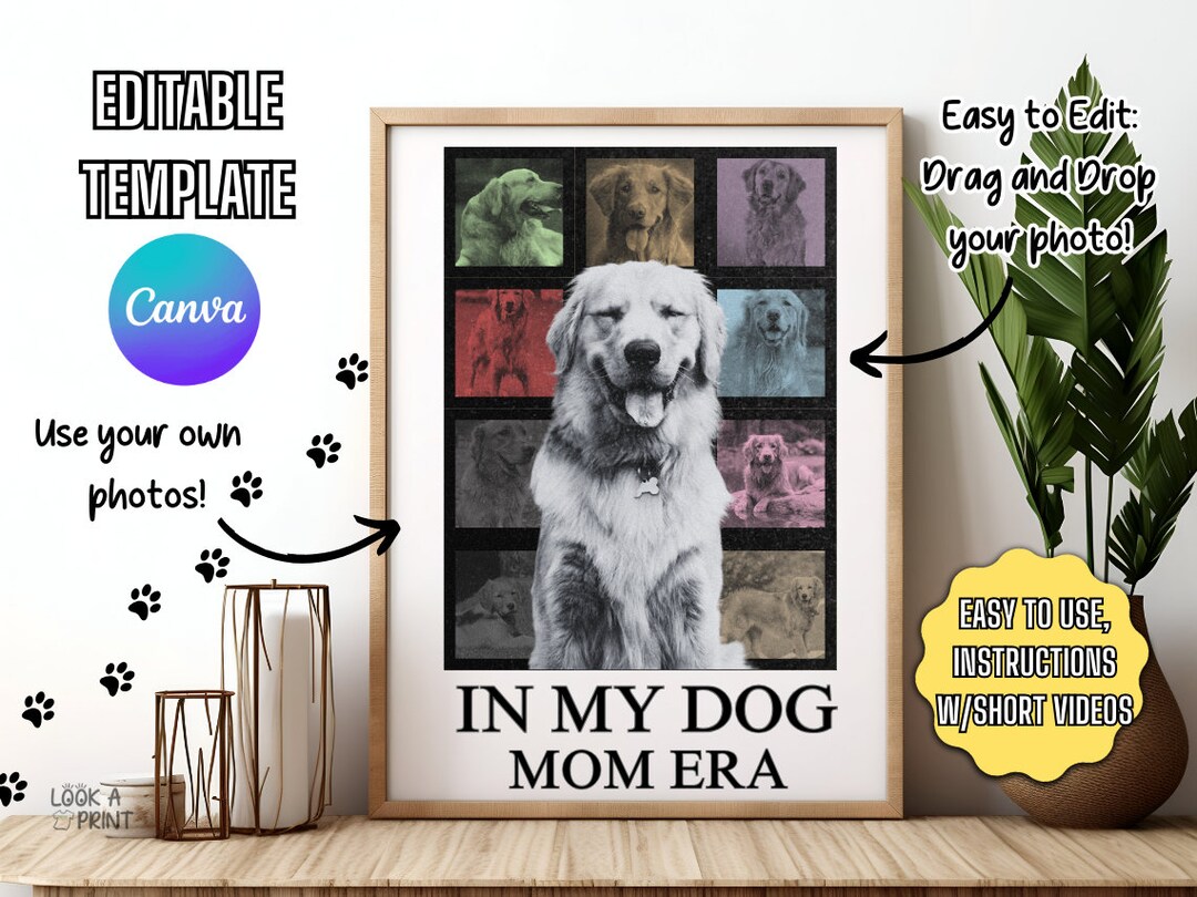 Eras Poster Template Editable Concert Poster Grid Eras Themed Birthday ...