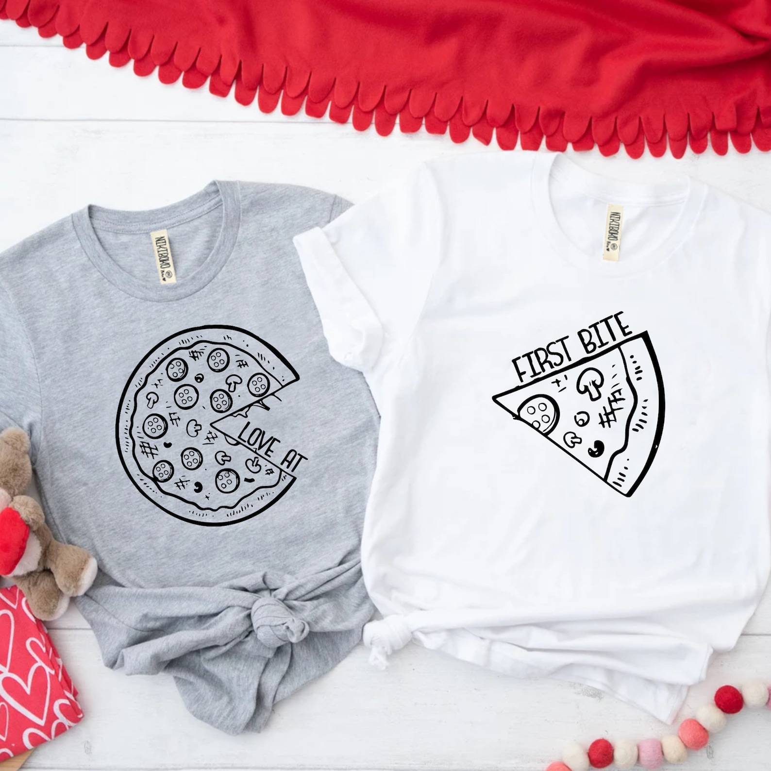 Pizza Couple Png, Love at First Bite Png, Cute Pizza Png, Pizza ...