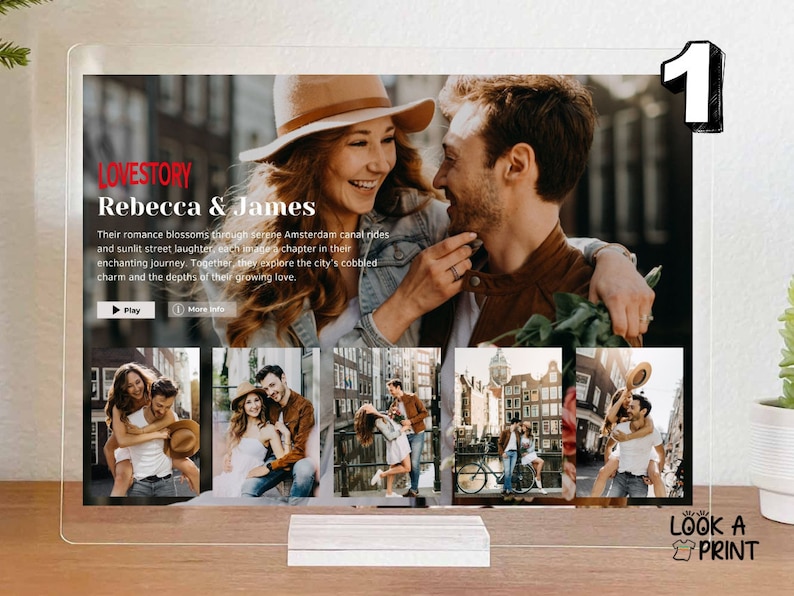 Custom Couple Movie Poster, Canva Editable, Movie Poster Filmstrip ...