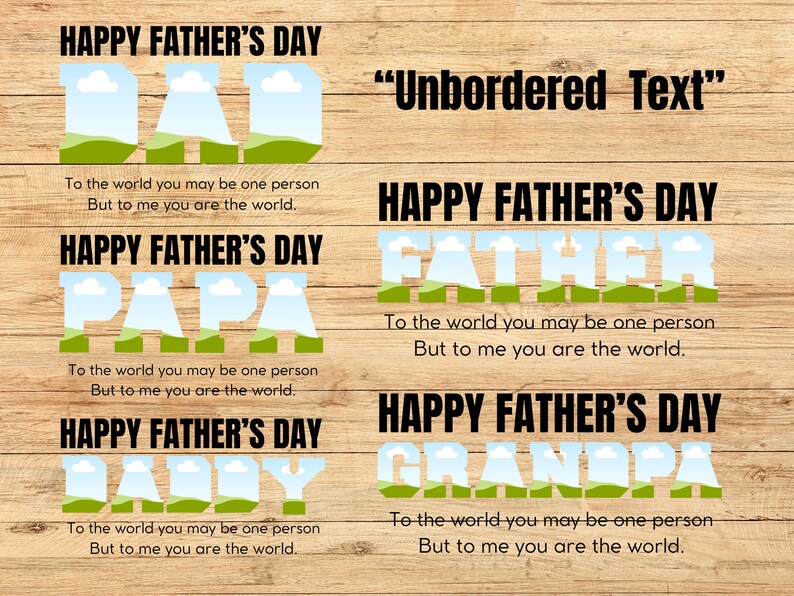 Dad Editable Canva Frame Template, Picture Frame Fathers Day, Daddy ...