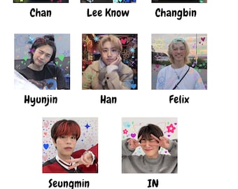 Stray Kids Cute SKZOO Mailing Stickers Digital File Instant Download ...