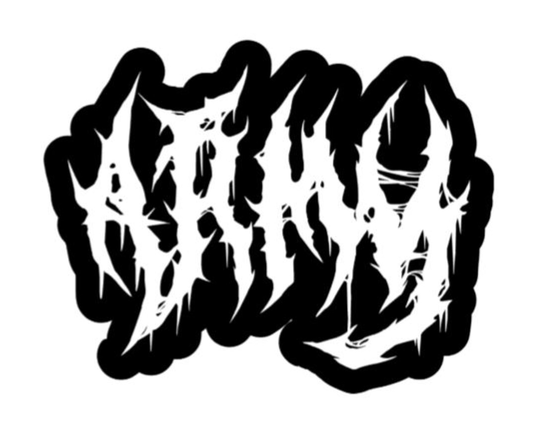 Metalcore Kpop Fan Name Sticker - Etsy