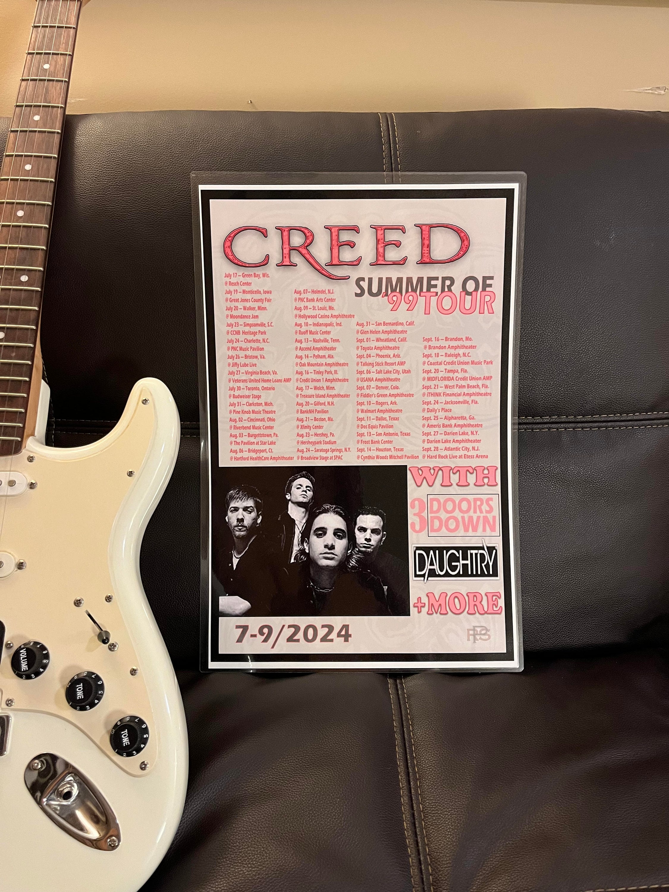 Creed Summer of 99 Tour Poster - Etsy