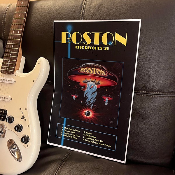 Boston Album Covers - Etsy