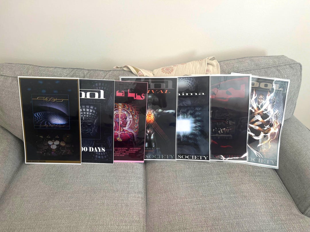 TOOL Full Album Poster Collection - Etsy