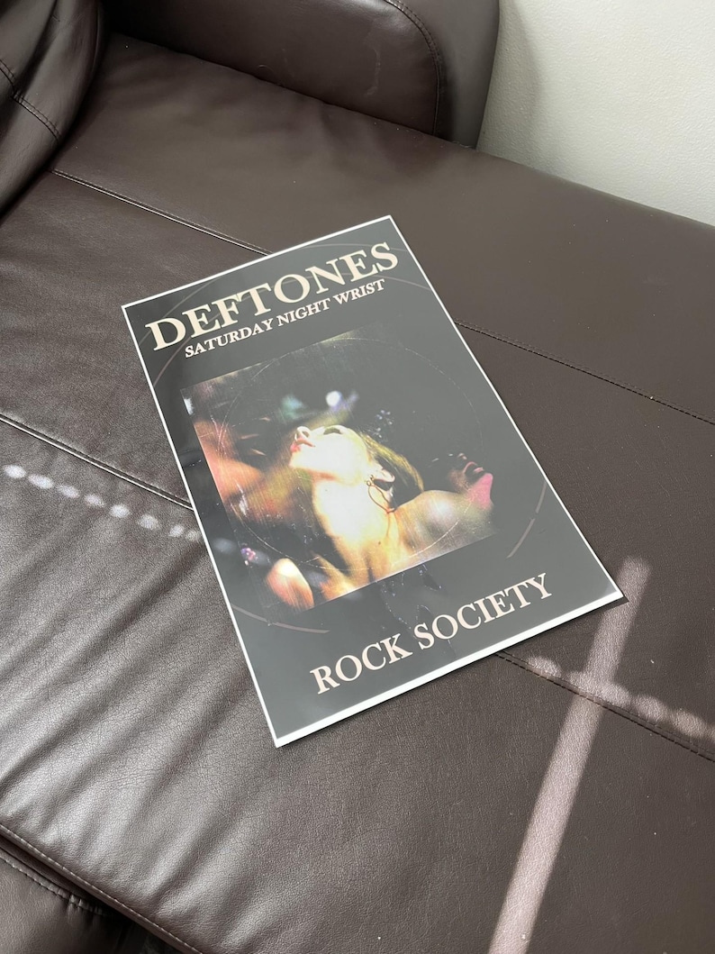 Deftones Saturday Night Wrist Poster Digital File - Etsy