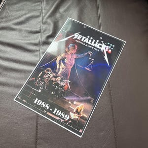 Metallica Damaged Justice Tour Poster - Etsy
