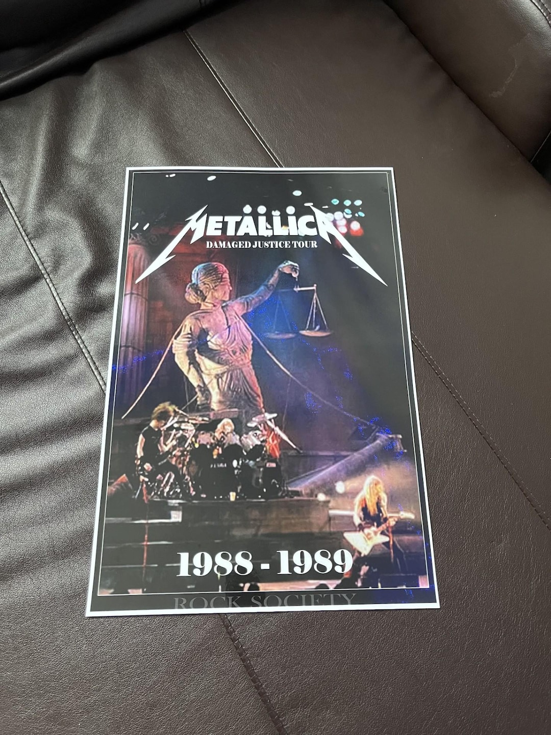 Metallica Damaged Justice Tour Poster Digital File - Etsy