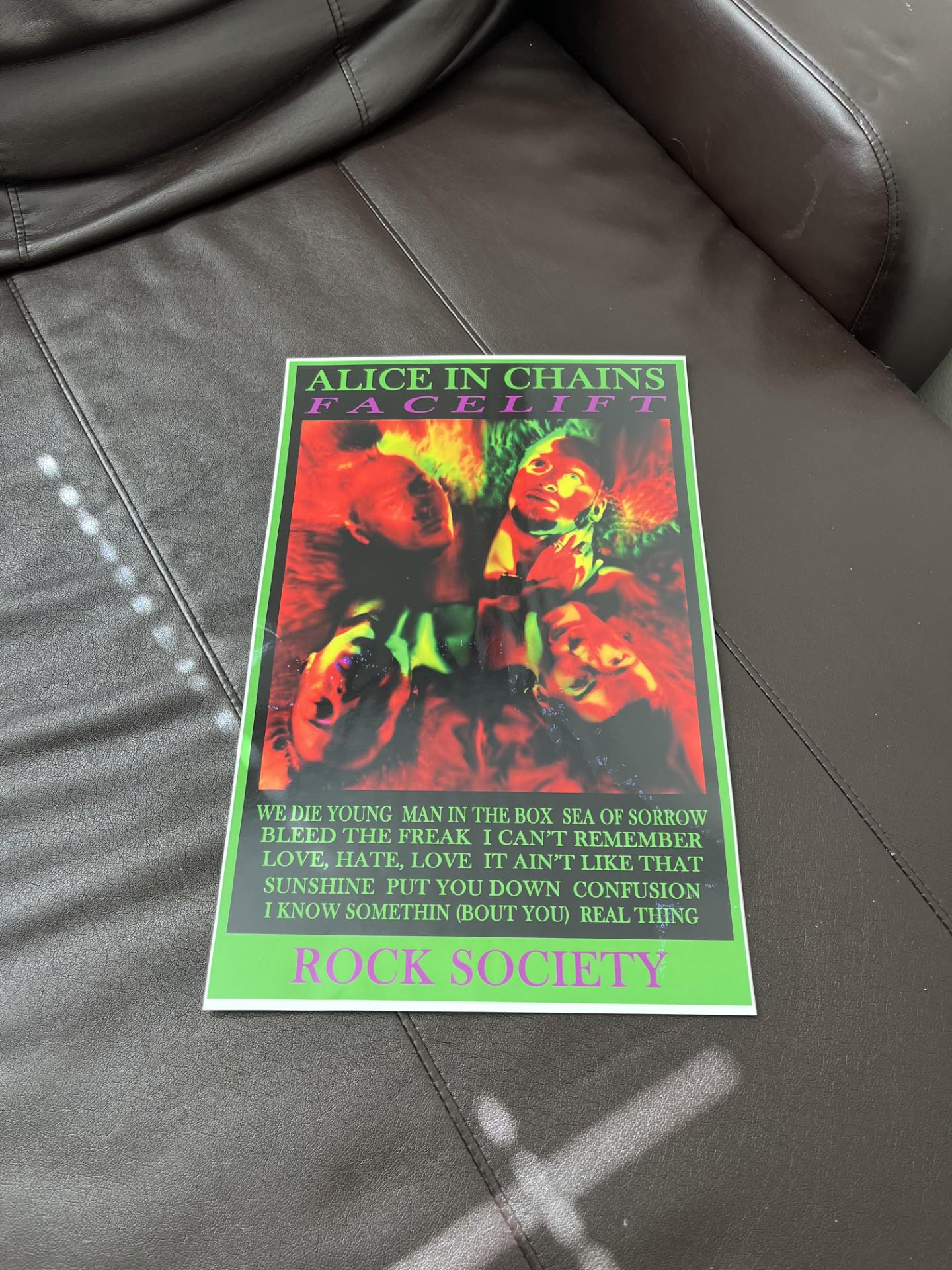 Alice in Chains Facelift Poster - Etsy