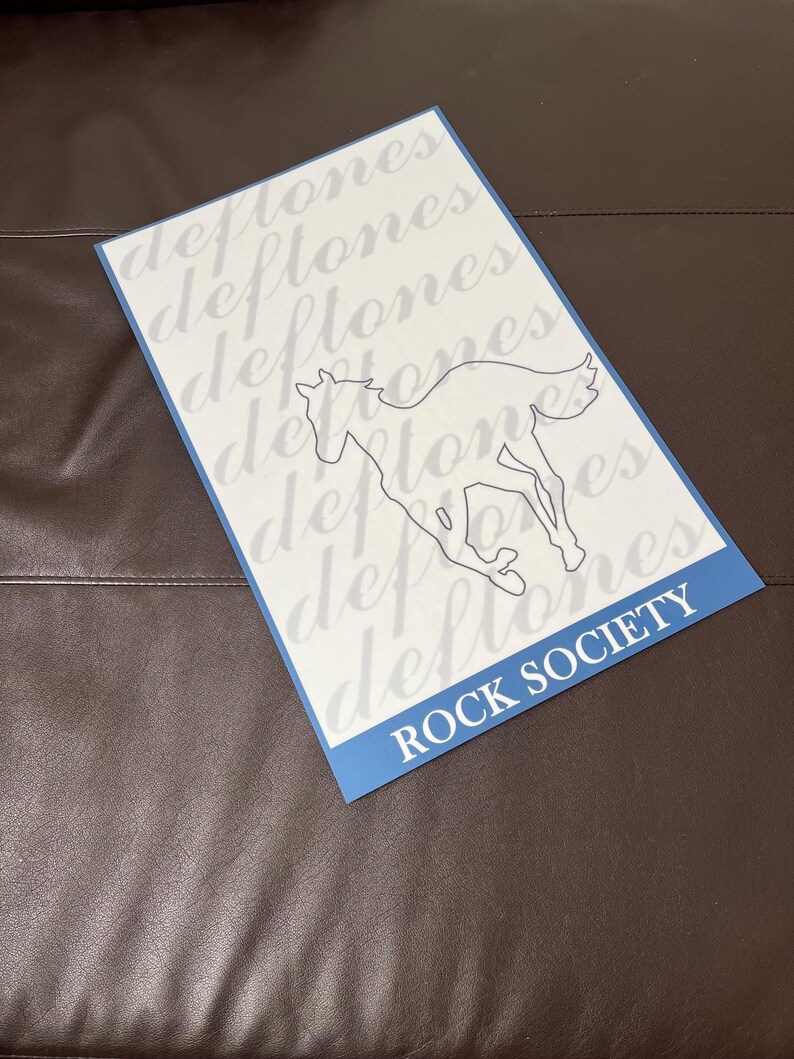 Deftones White Pony Poster - Etsy