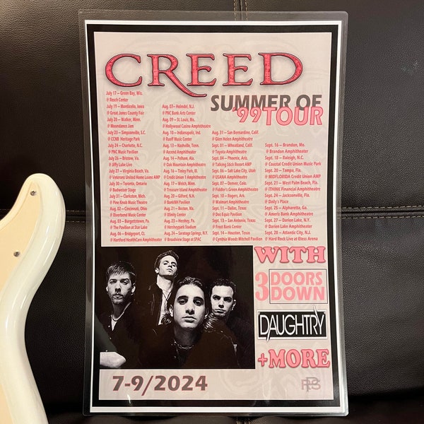 Creed Tour Shirt - Etsy