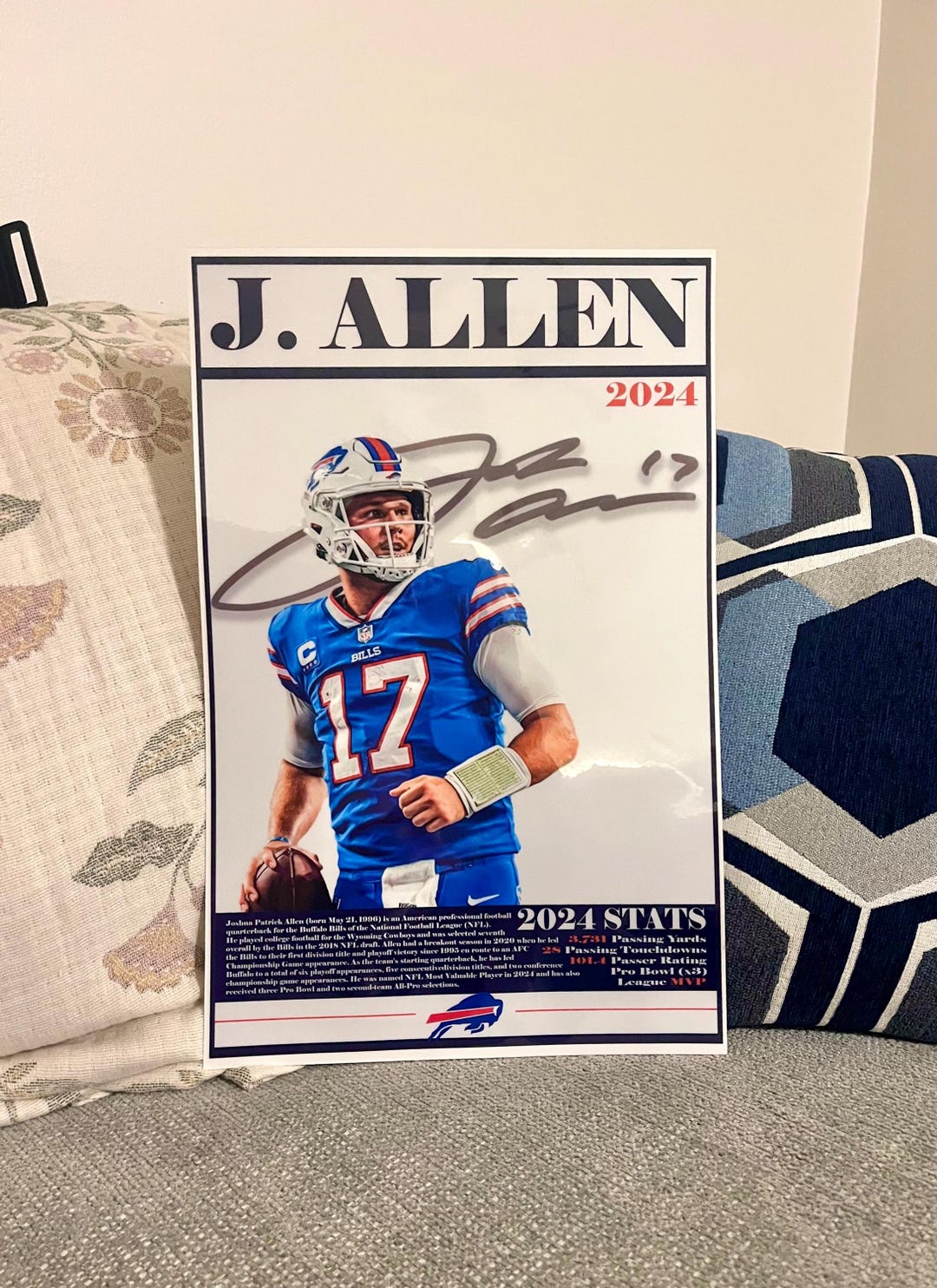 Josh Allen Poster - Etsy