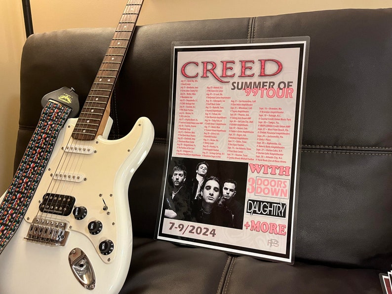 Creed Summer of 99 Tour Poster - Etsy