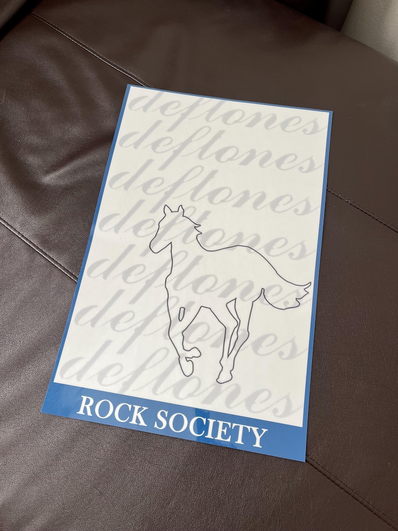 Deftones White Pony Poster - Etsy