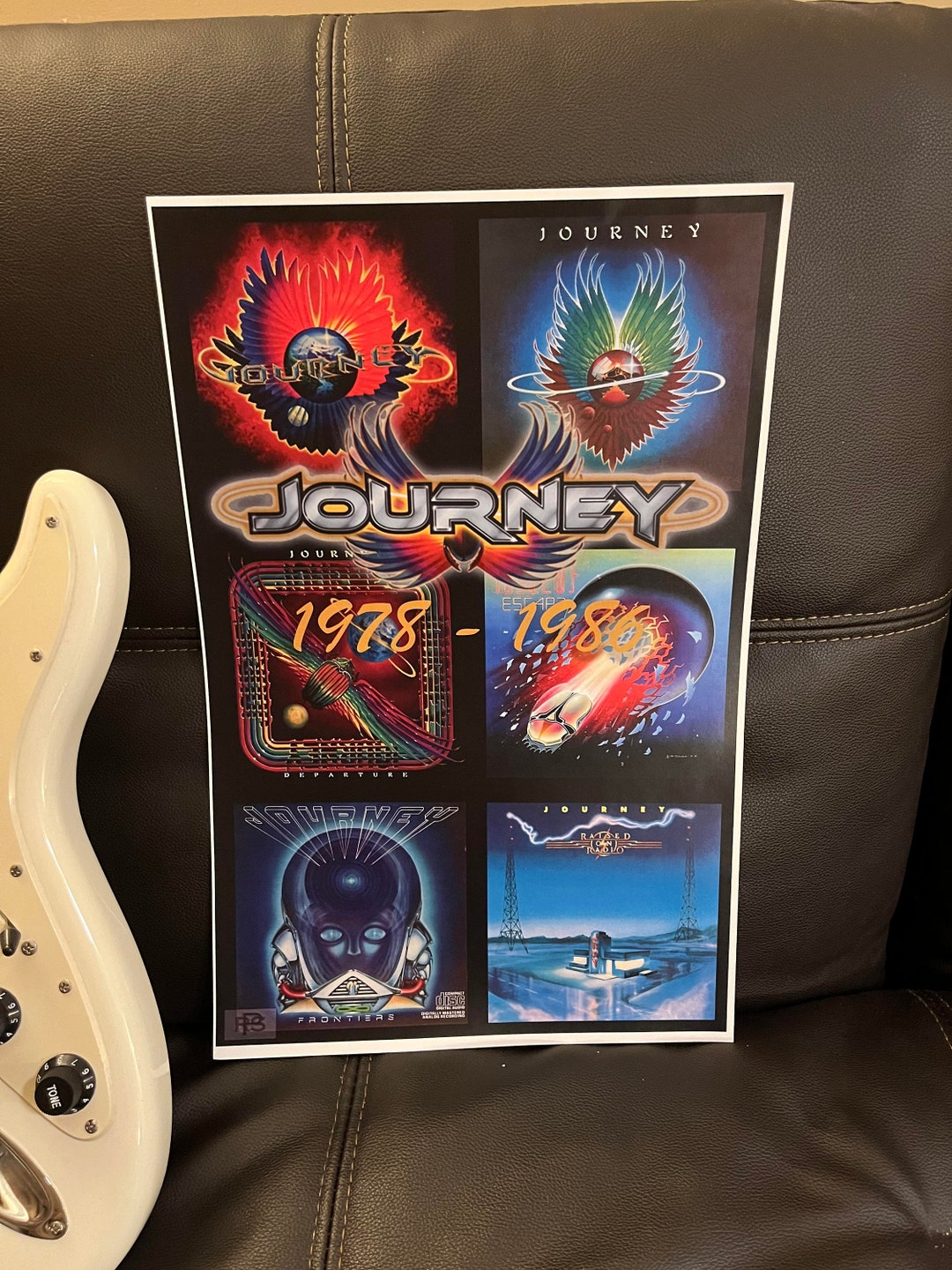 Journey Album Poster (1978-1986) - Etsy