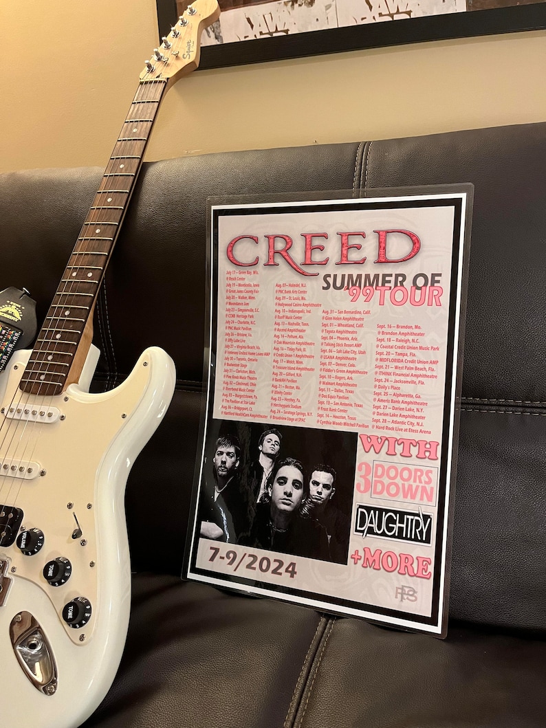 Creed Summer of 99 Tour - Etsy