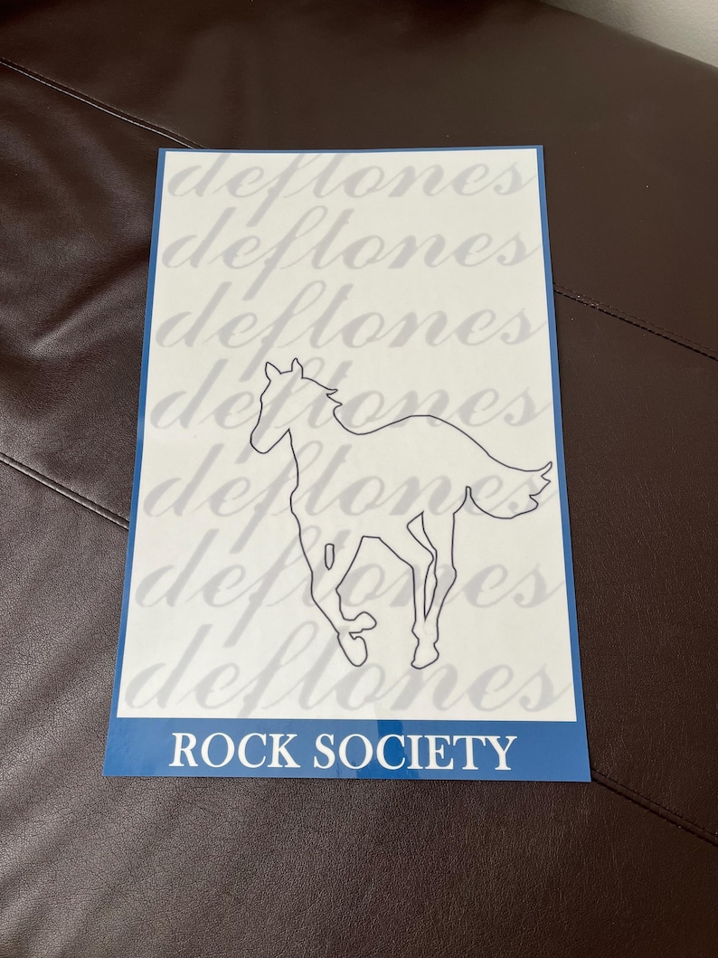 Deftones White Pony Poster - Etsy