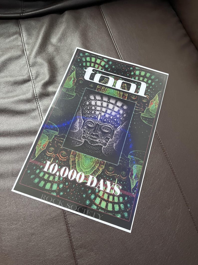 Tool 10,000 Days Poster Digital File - Etsy