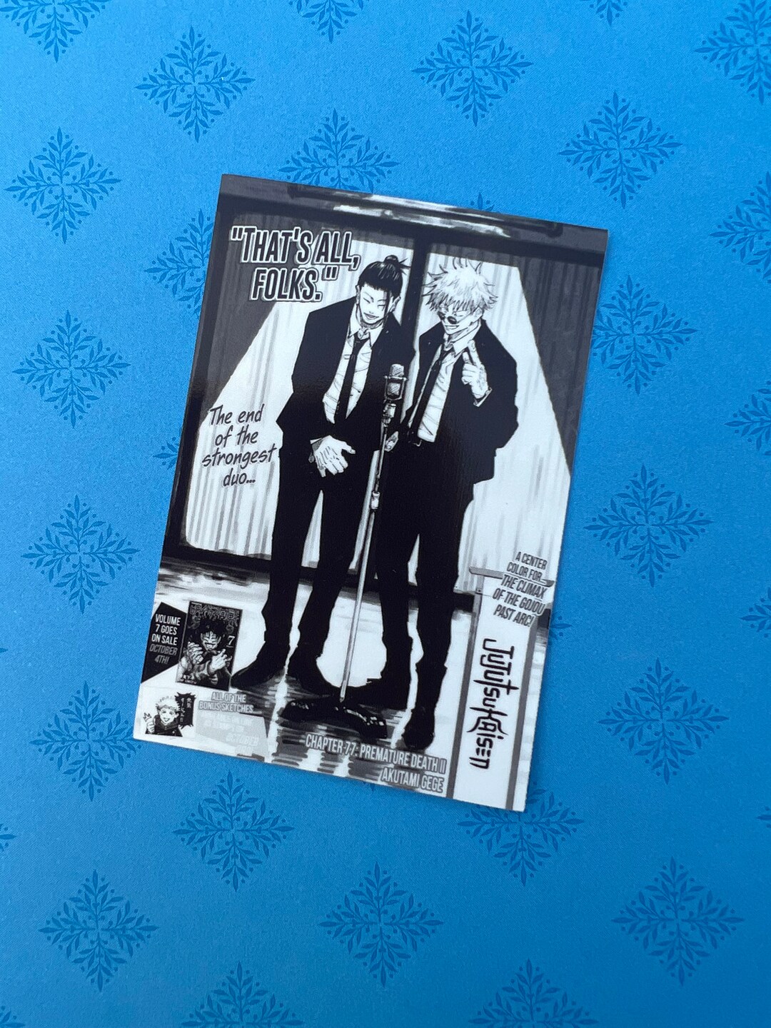 Gojo and Geto Panel Sticker - Etsy Australia