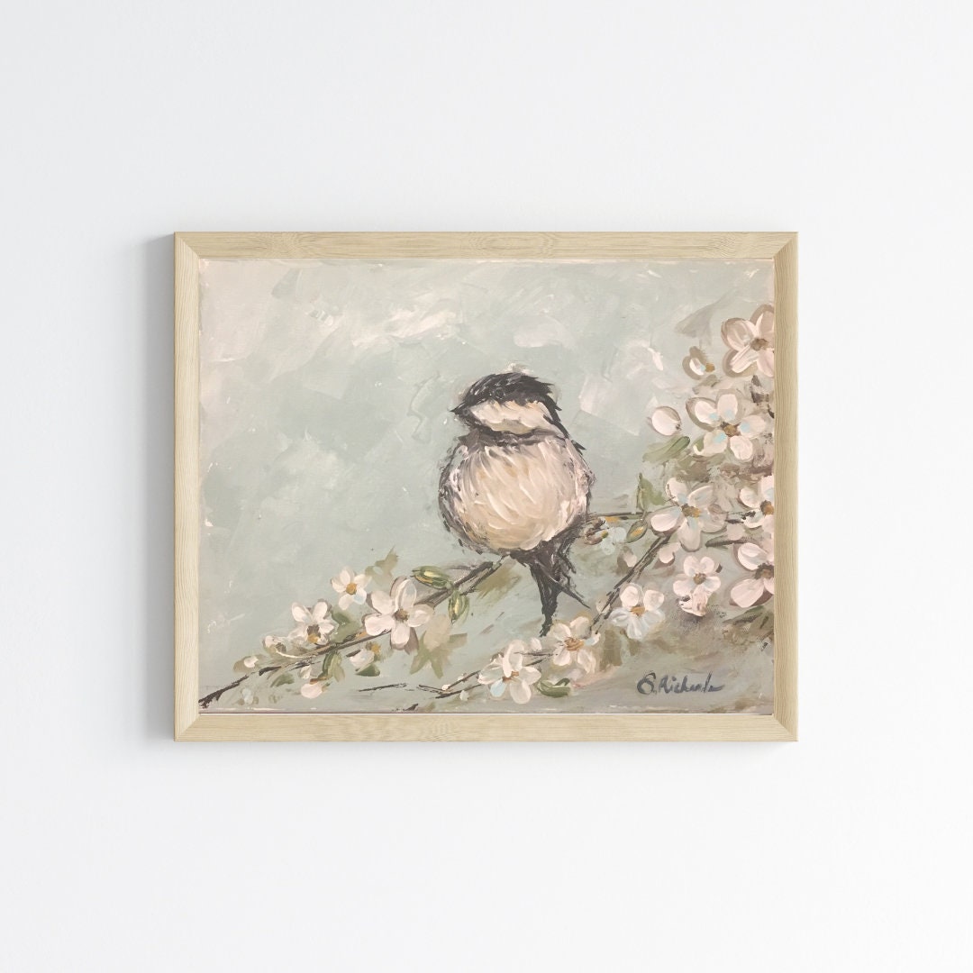 Chickadee Fine Art Print - Etsy