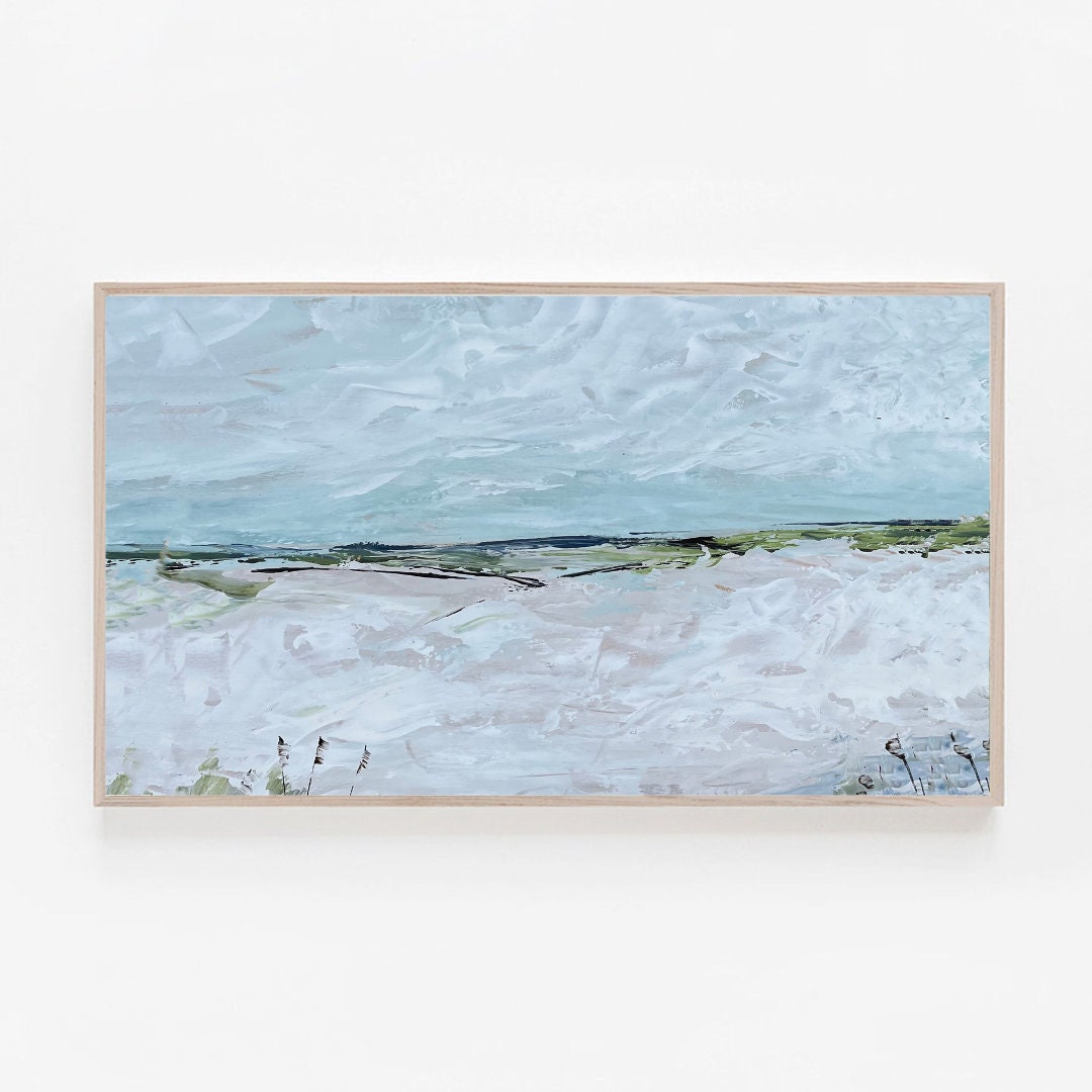 Salt and Sand Frame TV Art - Etsy