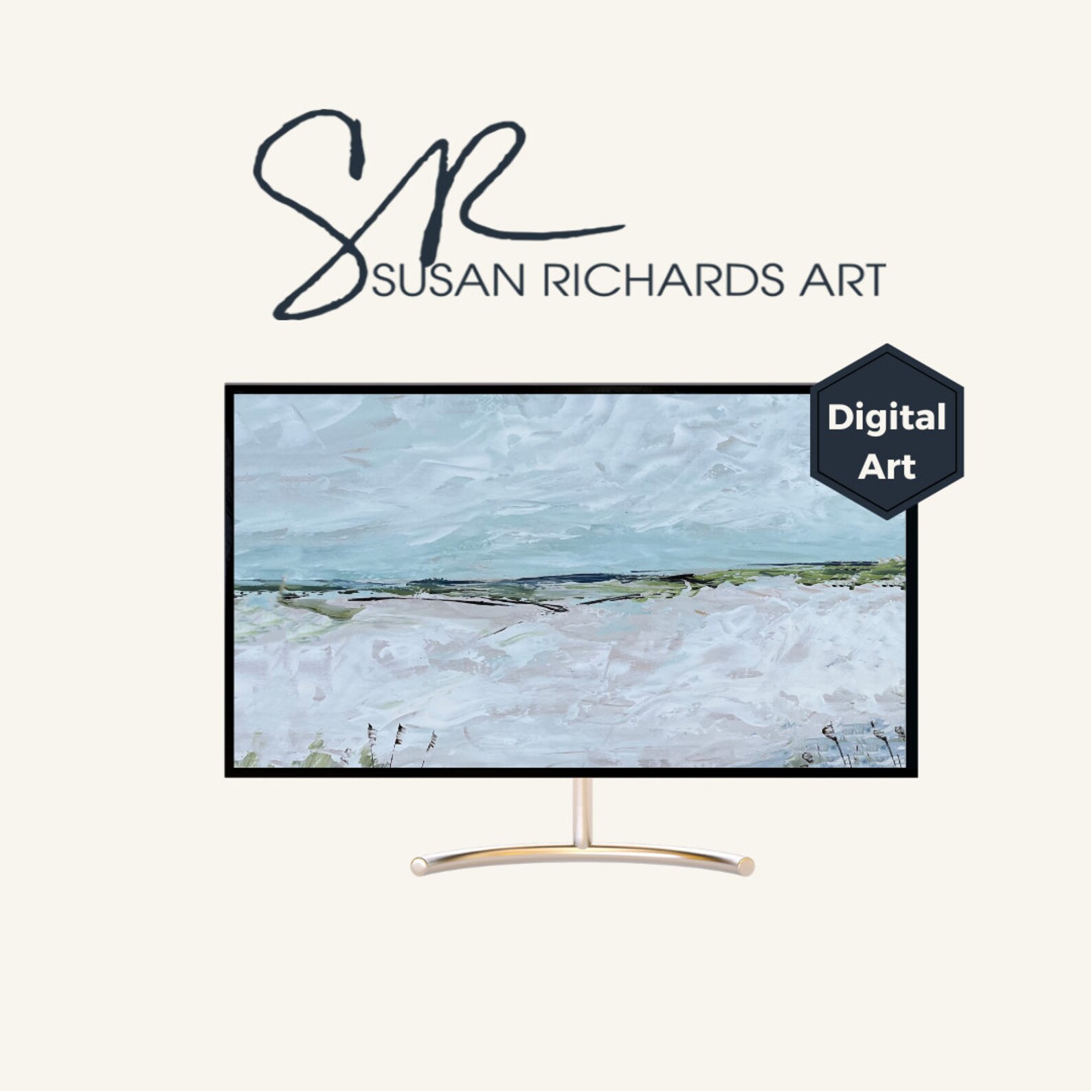 Salt and Sand Frame TV Art - Etsy