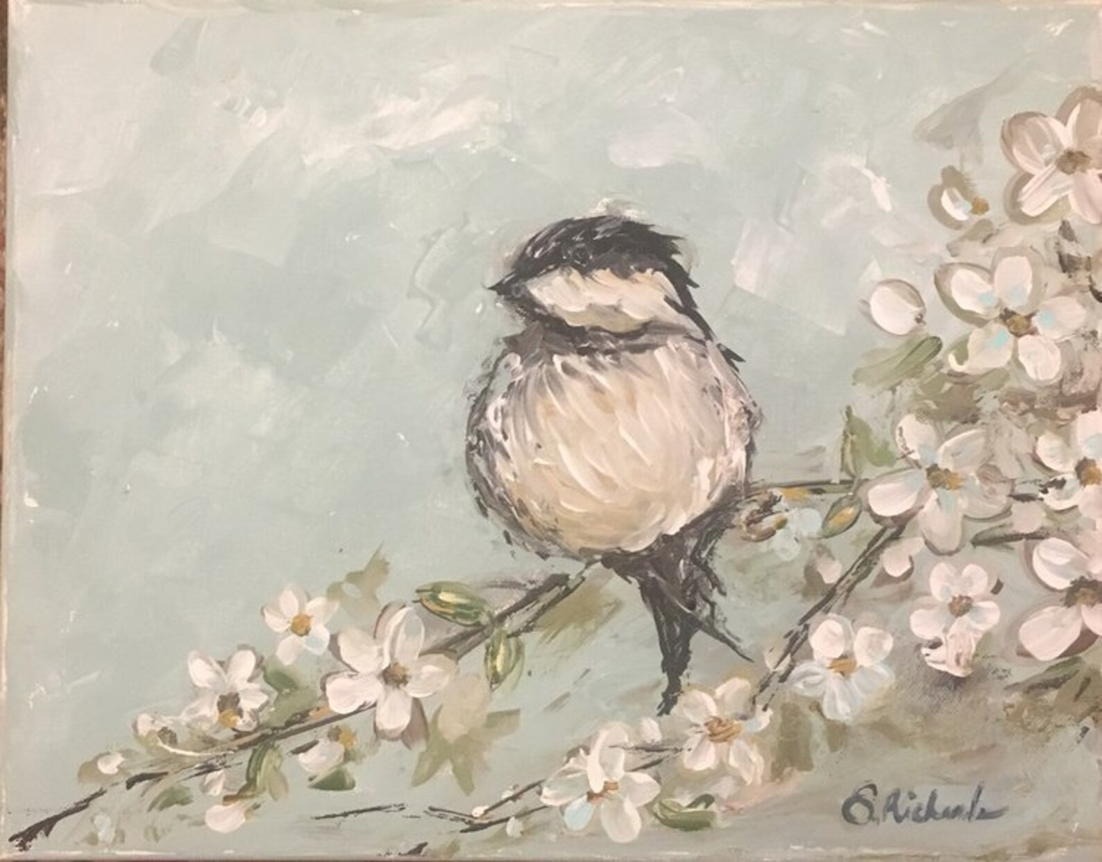 Chickadee Fine Art Print - Etsy