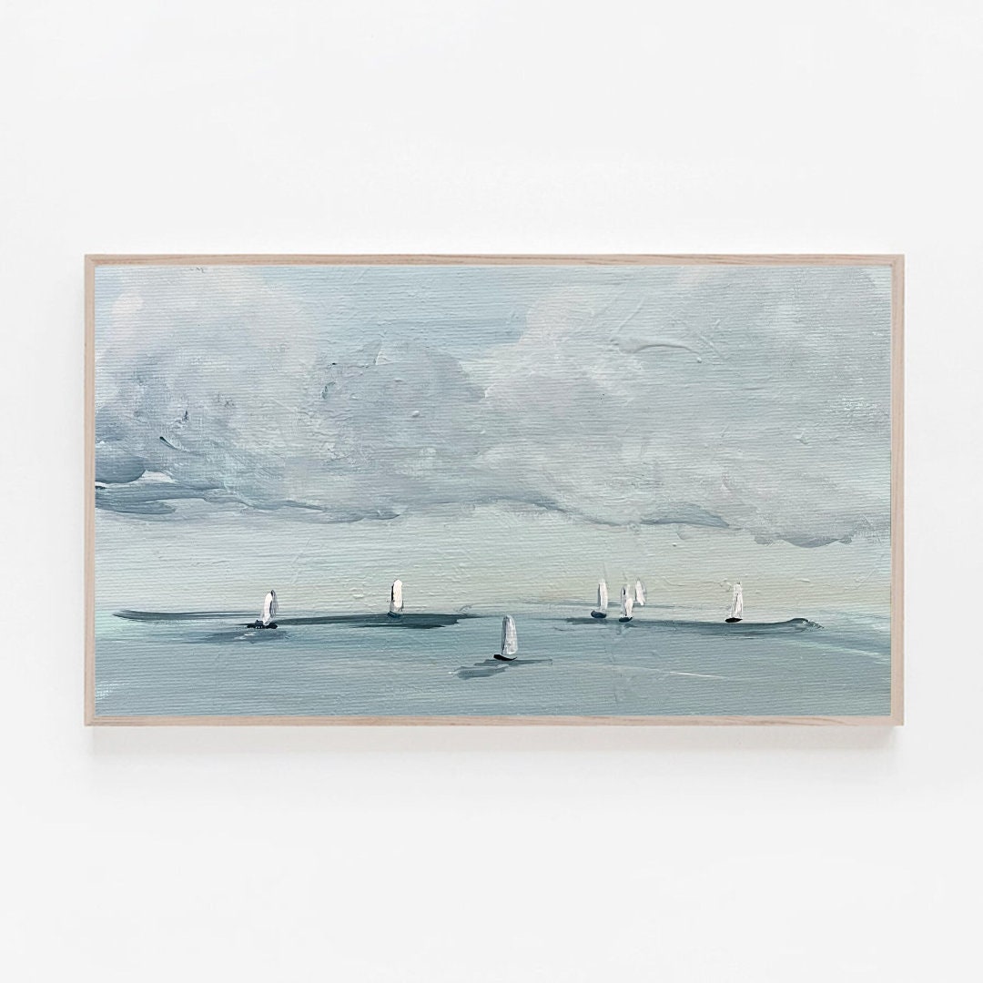 Sailing Frame TV Art - Etsy