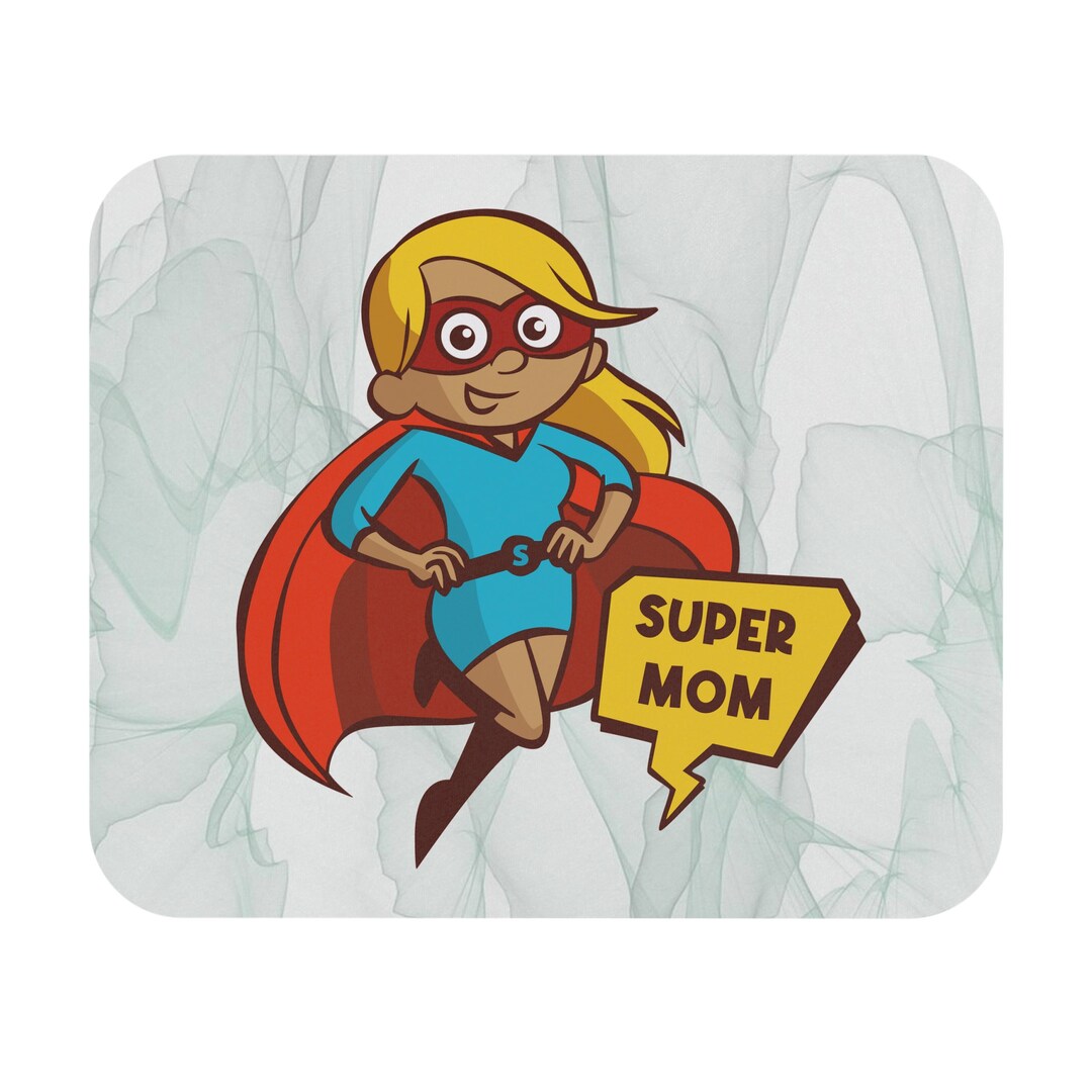 Super Mom Mouse Pad (rectangle) - Etsy