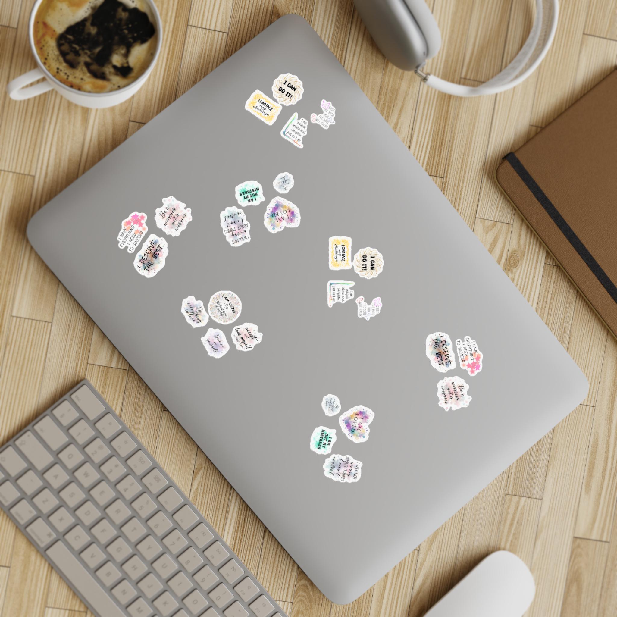 Motivational Quotes Stickers, Sticker Sheet Bundle, 5pcs ...