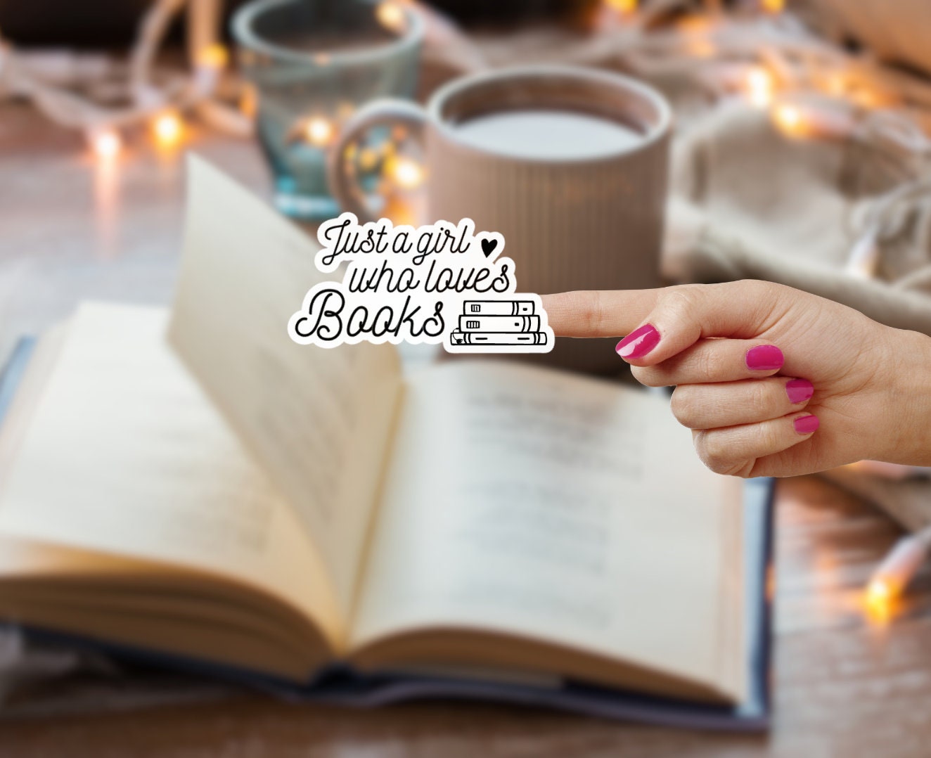 Go Away I'm Reading Book Stickers Bundle, Booktrovert Sticker, I Like ...