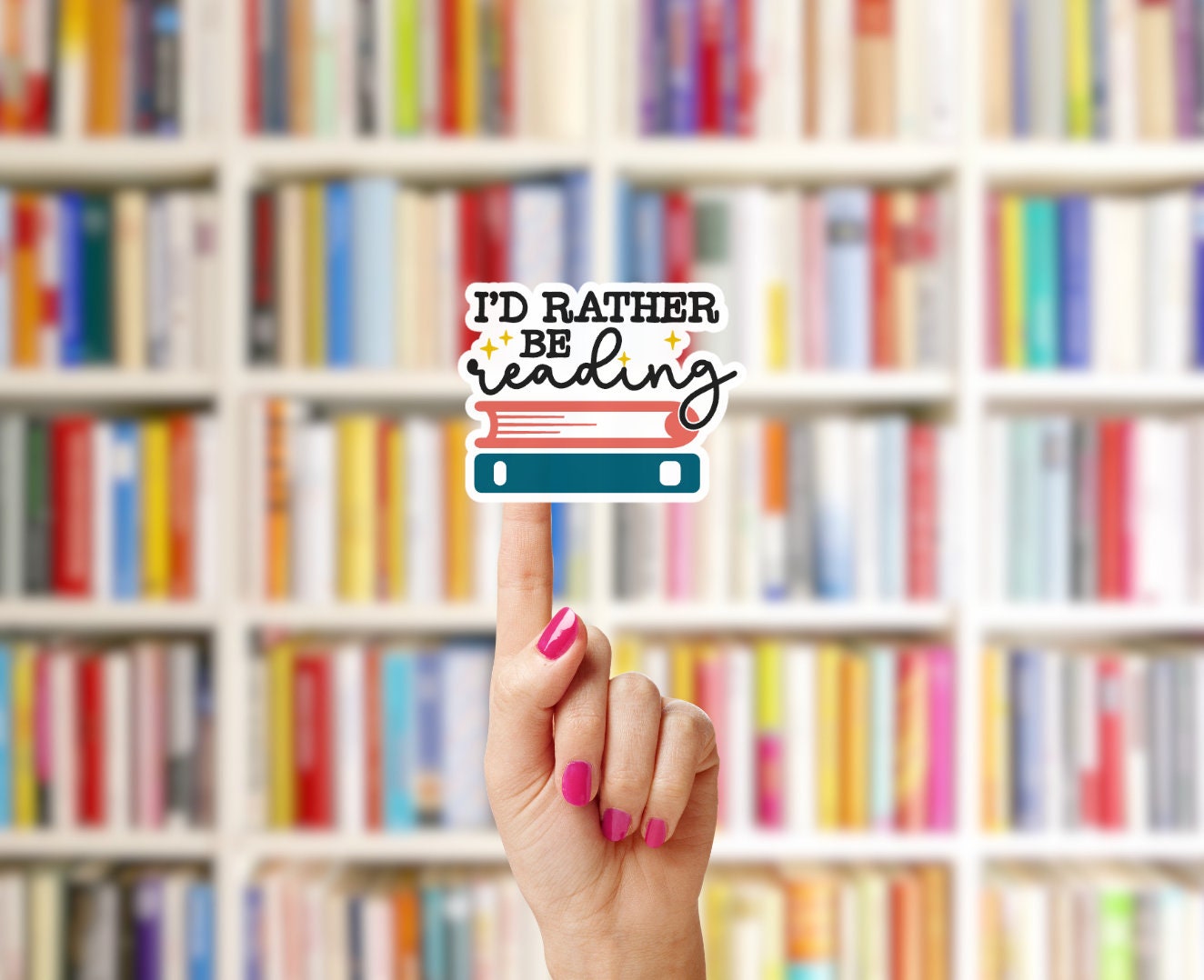 Go Away I'm Reading Book Stickers Bundle, Booktrovert Sticker, I Like ...