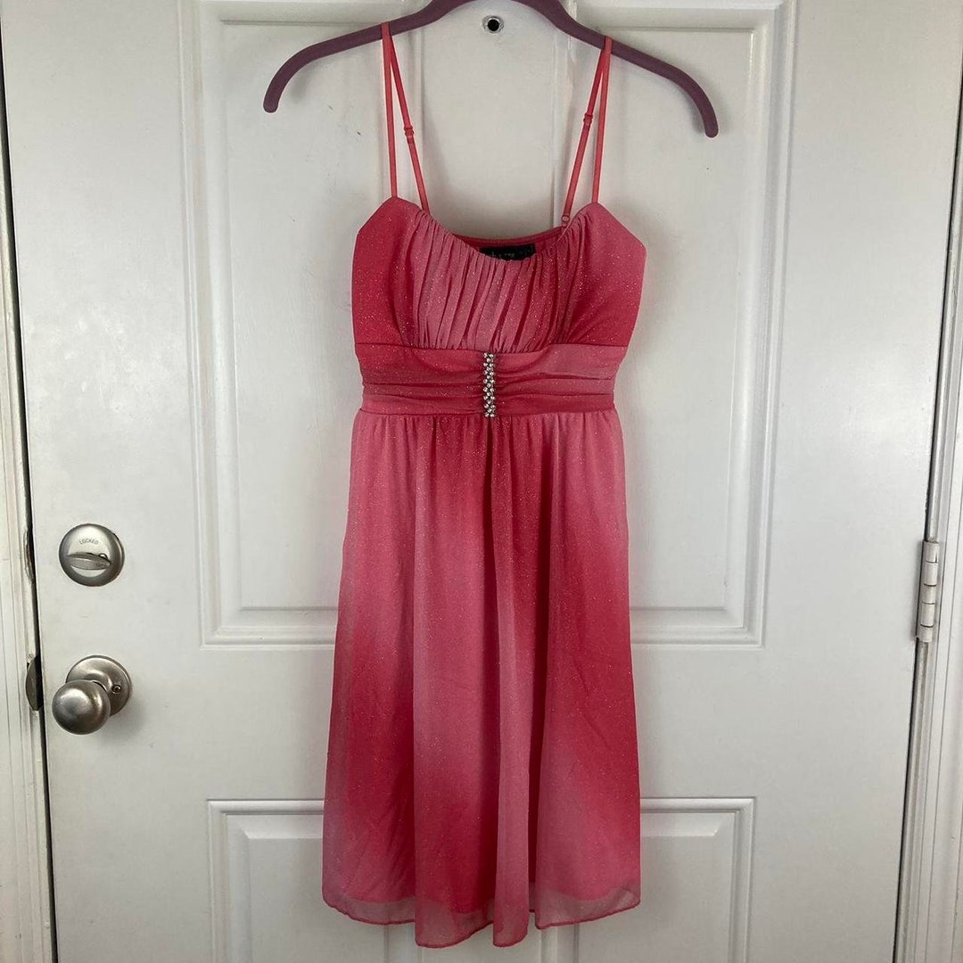 Vintage Y2K Ruby Rox Pink Sparkly Mini Dress Size Small - Etsy