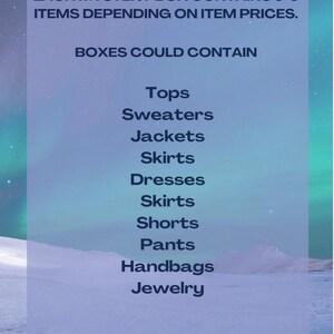 Winter Color Season Curated Thrifted Clothing Bundle - Etsy