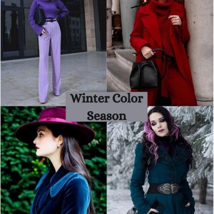 Winter Color Season Curated Thrifted Clothing Bundle - Etsy