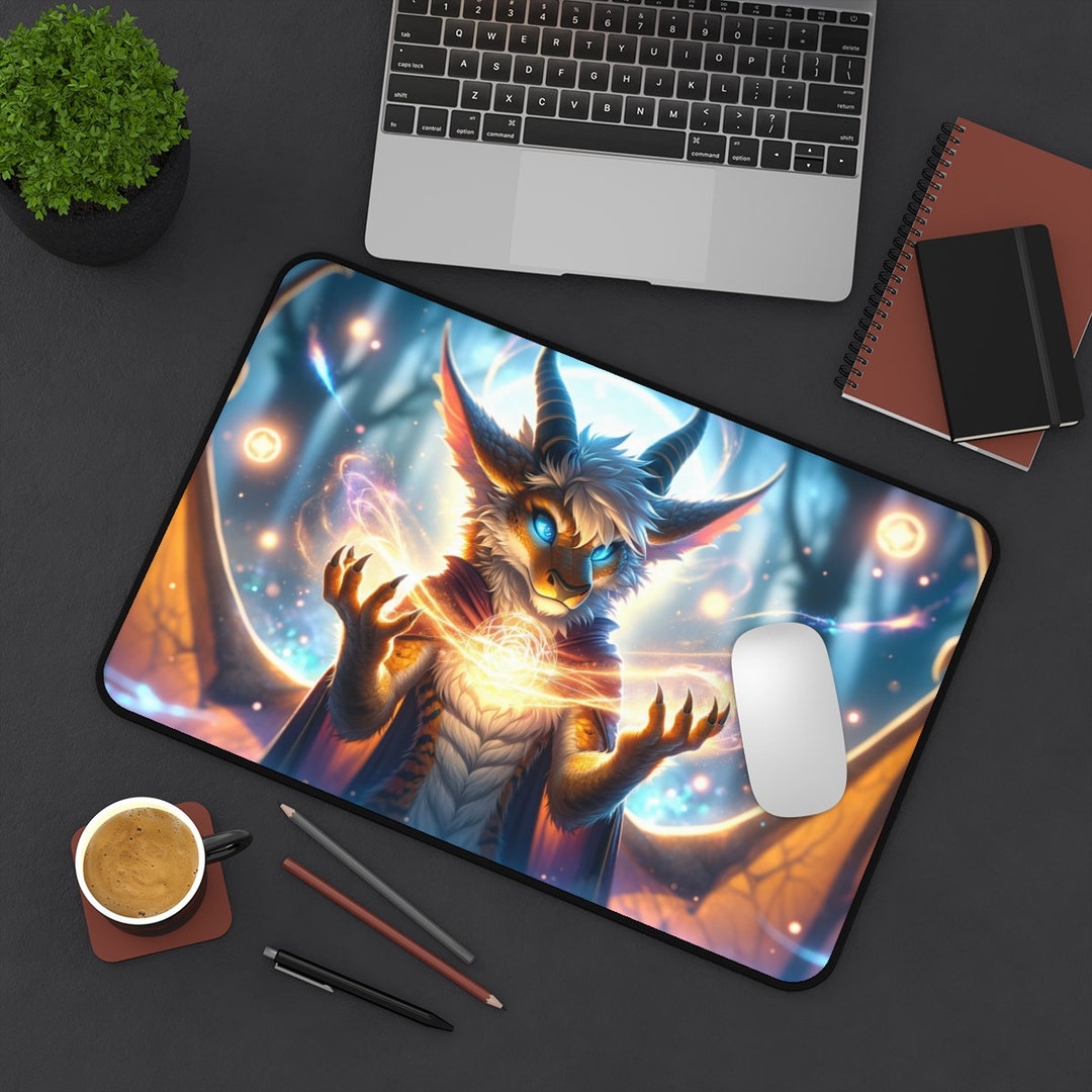 Furry Dragon Gaming Mousepad - Etsy