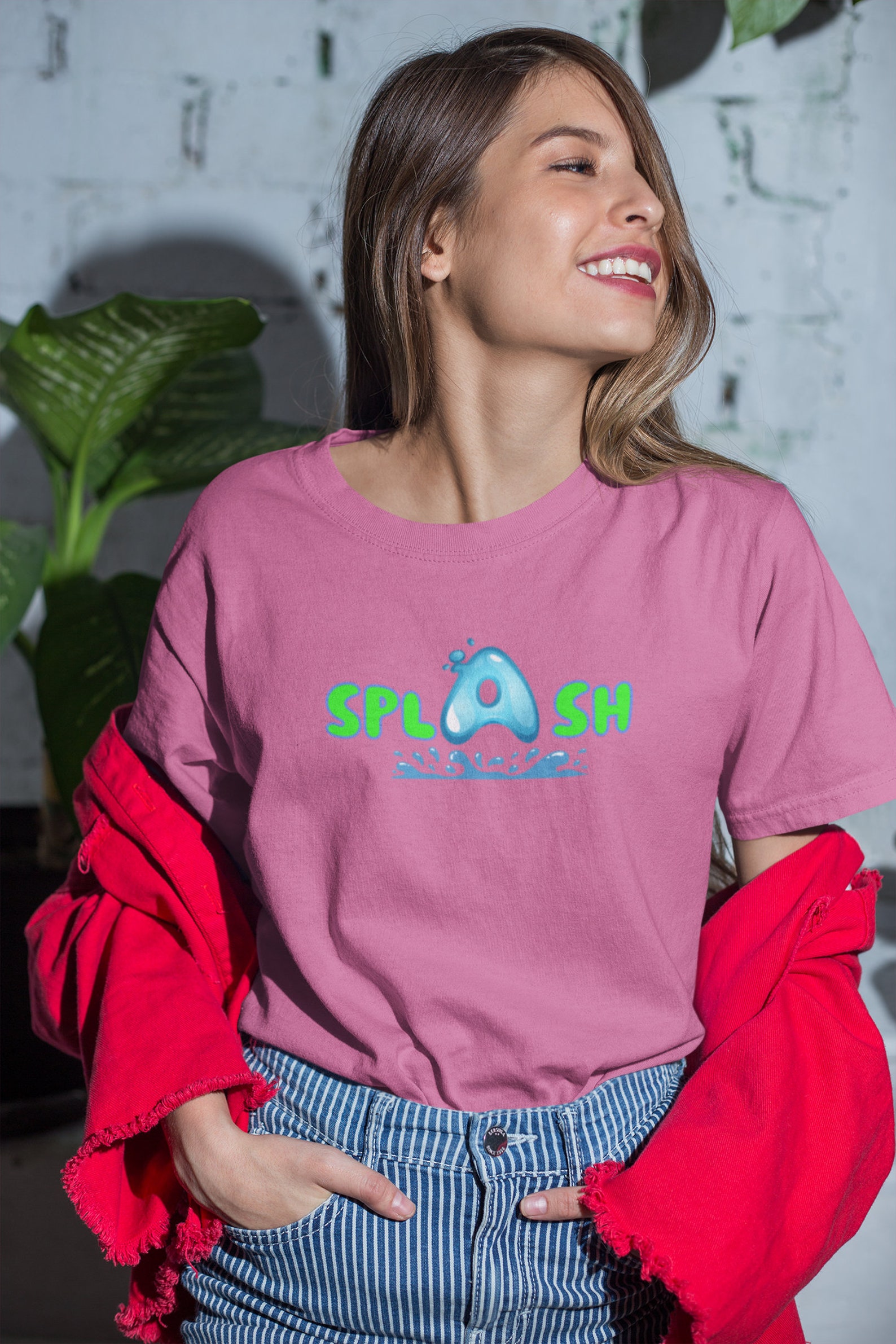 Splash Design T-shirt | Water Splash | Summer Days | Colorful Fun Tee ...
