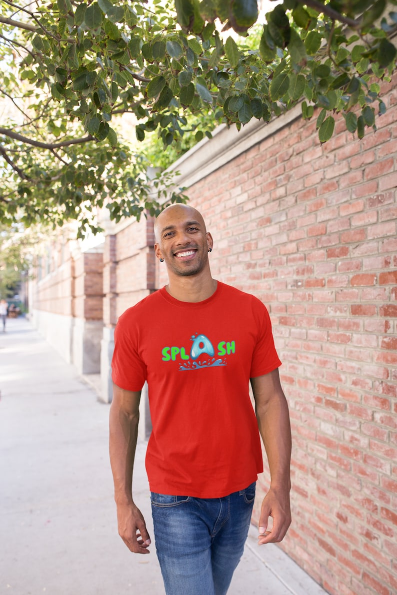 Splash Design T-shirt | Water Splash | Summer Days | Colorful Fun Tee ...