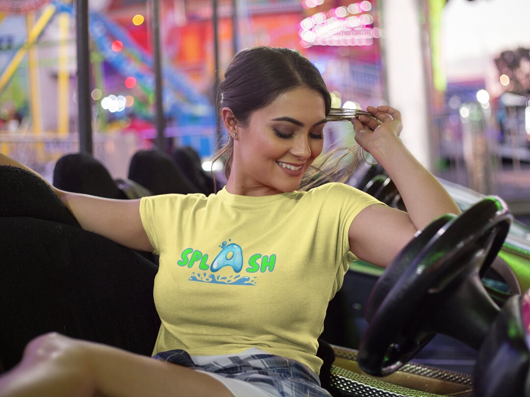 Splash Design T-shirt | Water Splash | Summer Days | Colorful Fun Tee ...