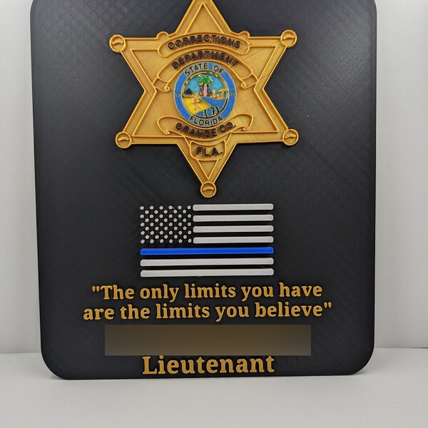 Law Enforcement Sign - Etsy