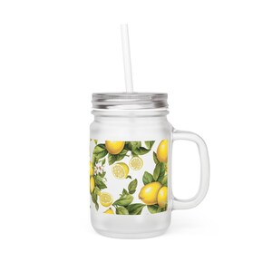 Lemon Mason Jar - Etsy