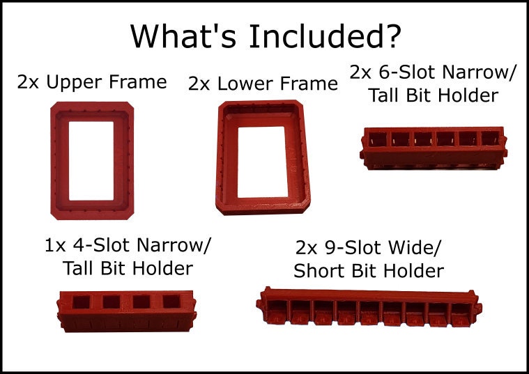 Milwaukee Packout Rolling Toolbox Lid Bit Holder Starter Kit - Etsy