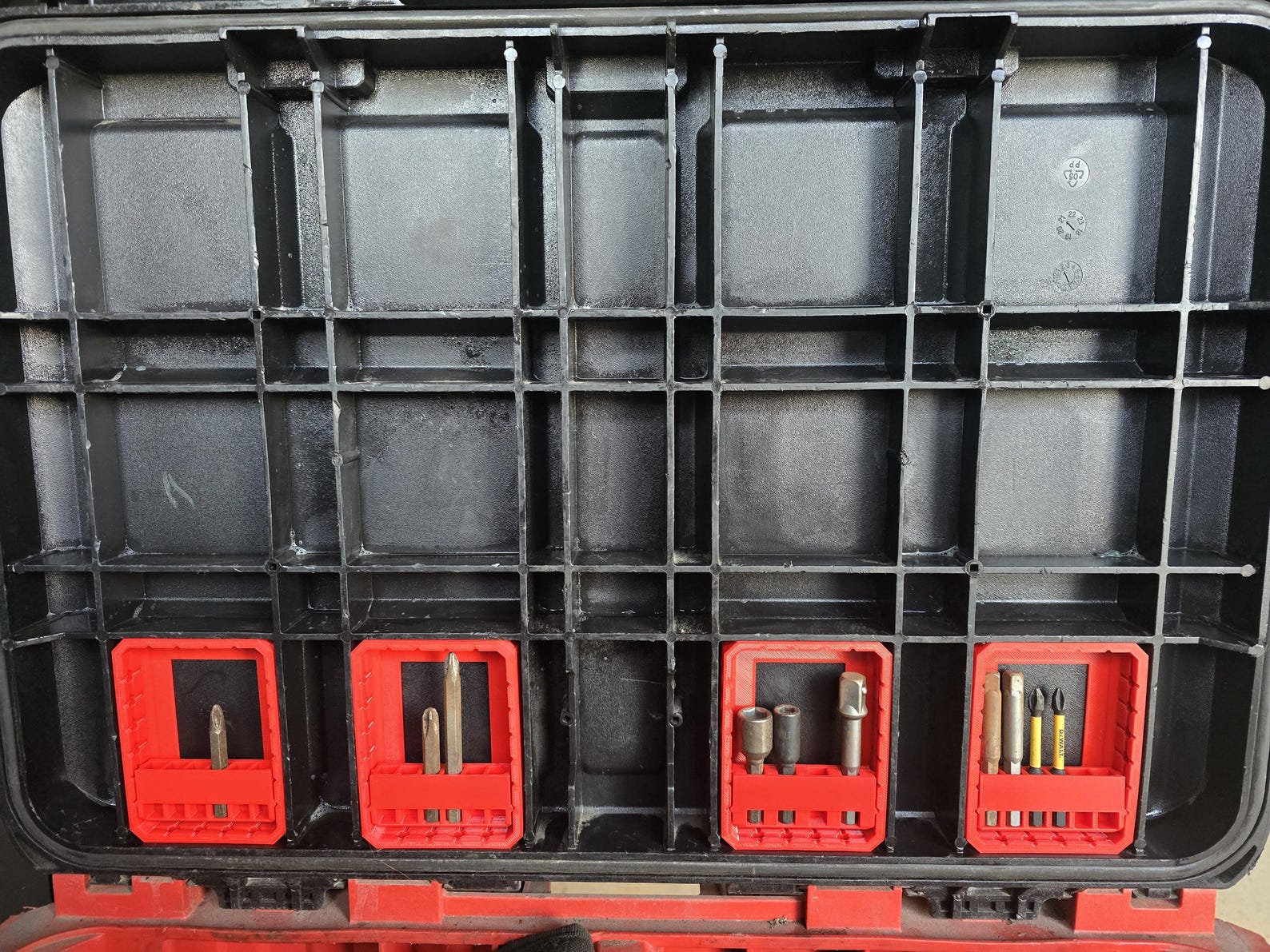 Milwaukee Packout Rolling Toolbox Lid Bit Holder: Lower Kit Option 1 - Etsy