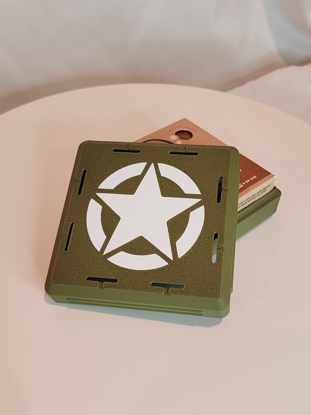 Military Themed Square Soap Box for Dr. Squatch, the Black Stuff, or ...