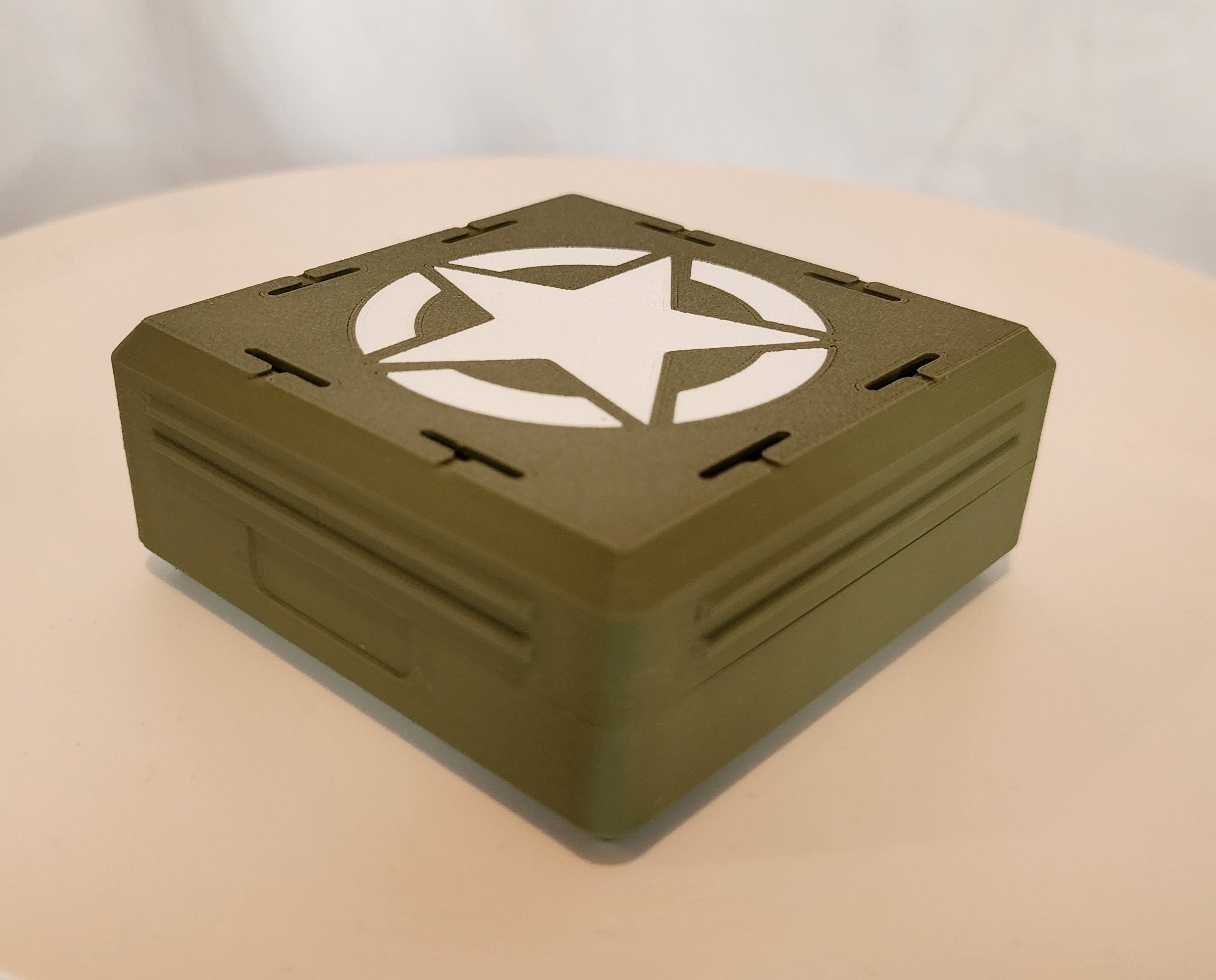 Military Themed Square Soap Box for Dr. Squatch, the Black Stuff, or ...